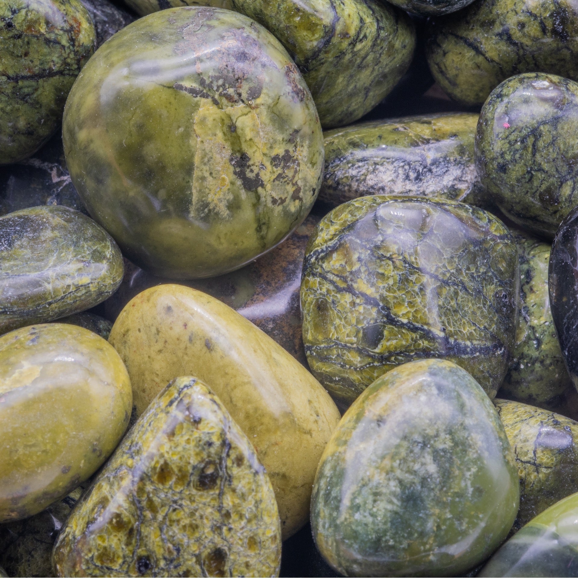Serpentine tumbled stone | Geology Rocks! And Minerals